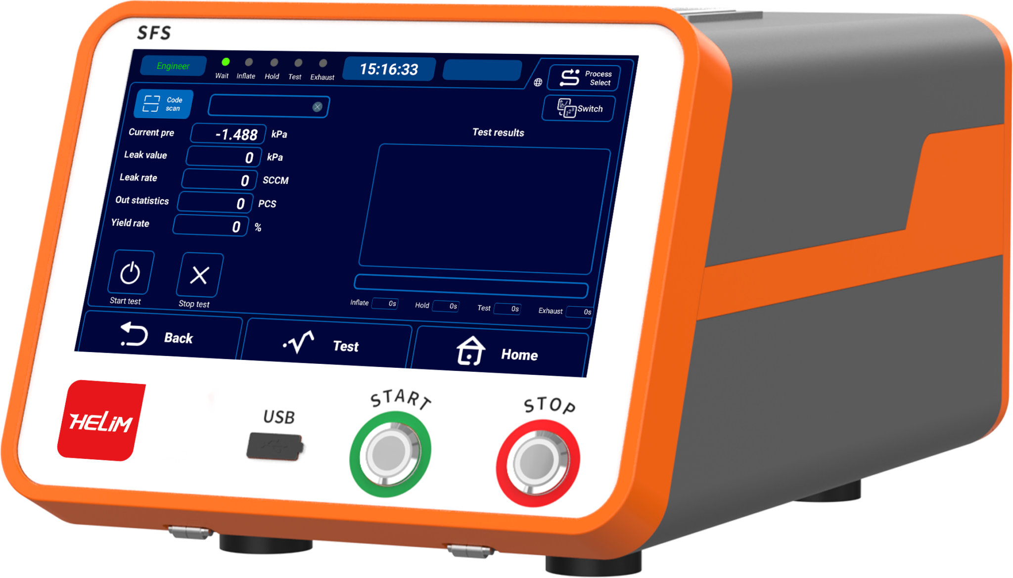 Dispositivos de teste de estanqueidade para baterias EV – Helim